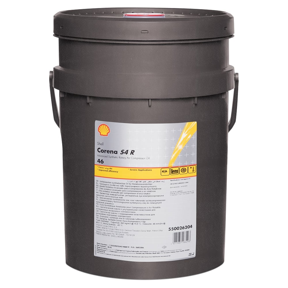 Масло Corena S4 R 46 20 л Shell 550026204 - выгодная цена, отзывы ...