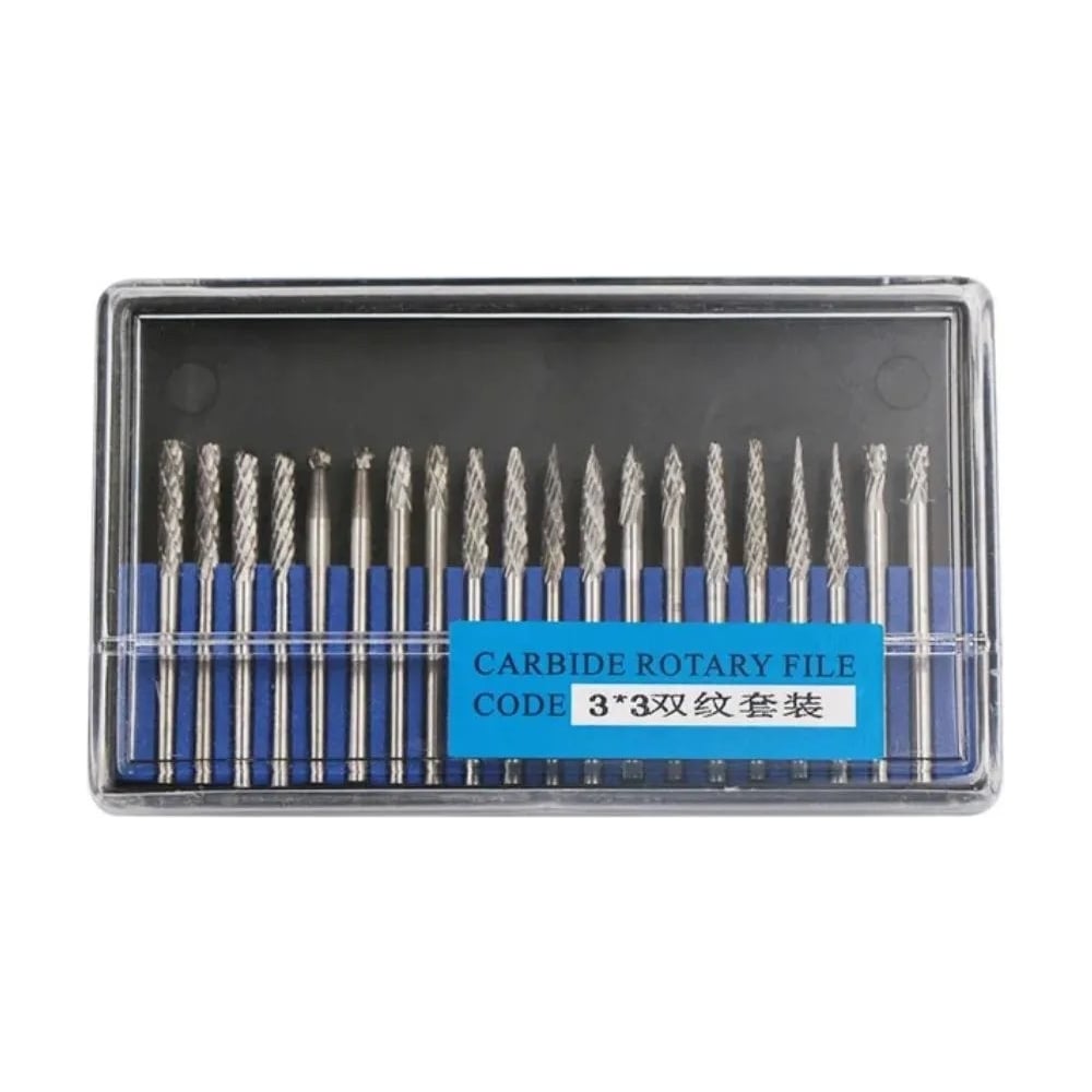 Набор борфрез Vitatools 3 мм, из вольфрамовой стали, шлифовальные насадки для резьбы nabor-bor ...