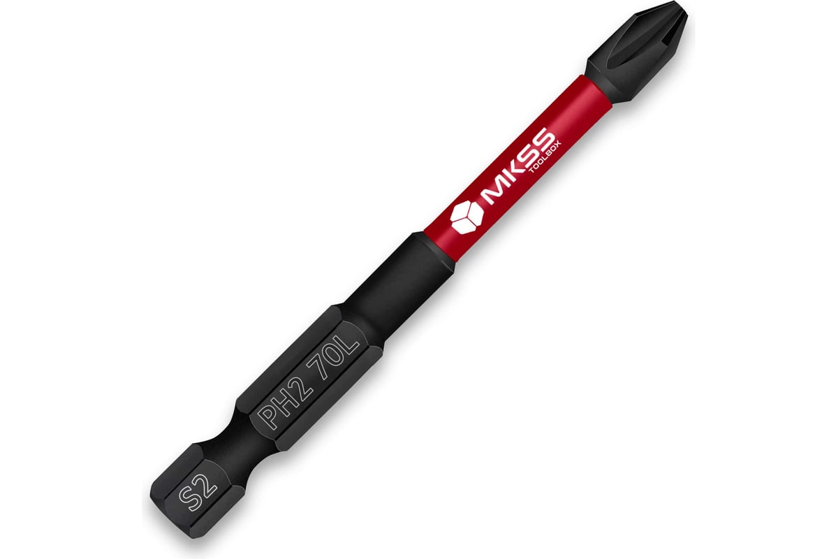 Бита торсионная магнитная MKSS Toolbox РН2, 70мм (10 шт) MK3042 ...