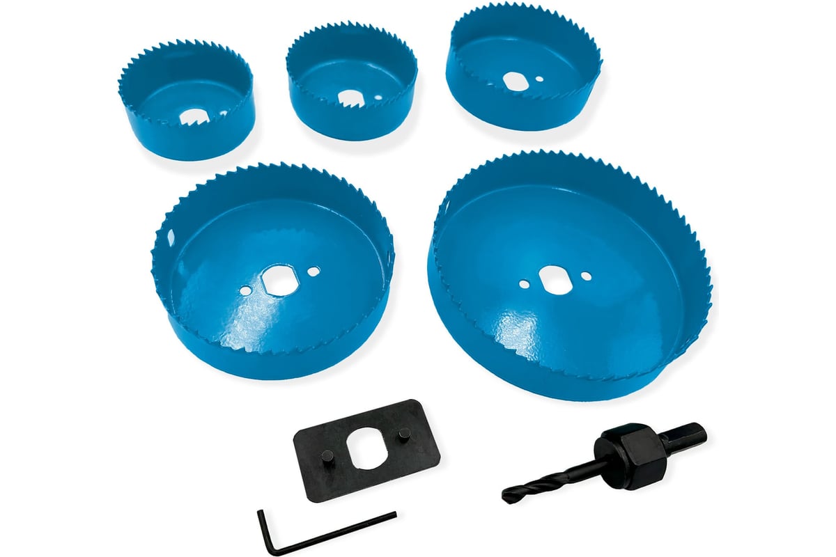 Набор коронок по дереву MKSS Toolbox MK2715 8 предметов 64мм-127мм ...