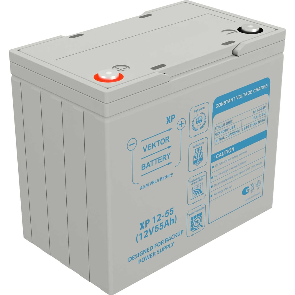 Аккумуляторная батарея Vektor Energy VEKTOR BATTERY XP 12-55 41593 ...