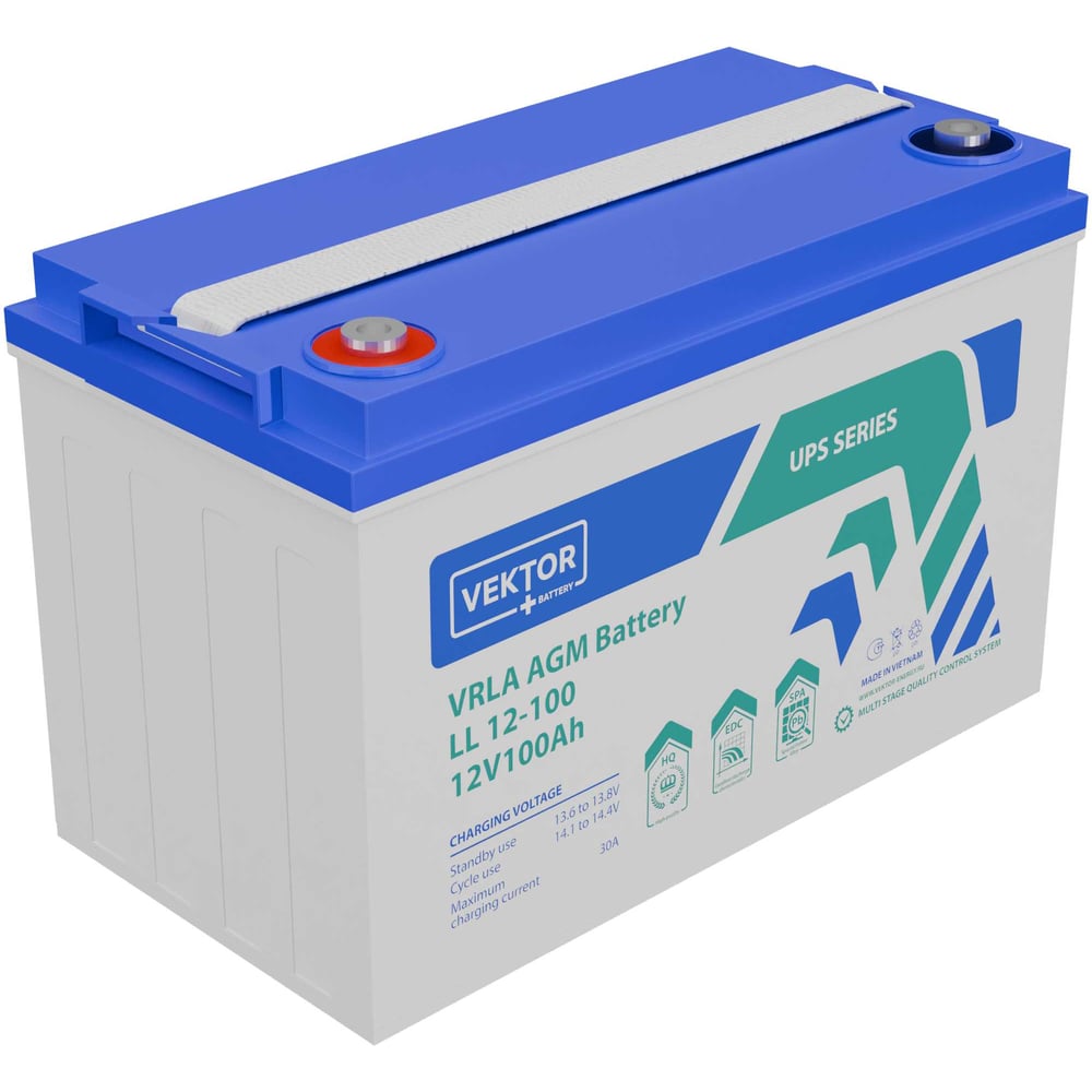 Аккумуляторная батарея Vektor Energy VEKTOR BATTERY LL 12-100 41579 ...