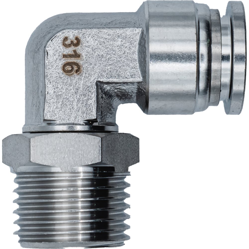 Фитинг NBPT L-образный с нар. резьбой SSL 16-1/2 (04) (нерж. 316) арт. 85690 - выгодная цена ...