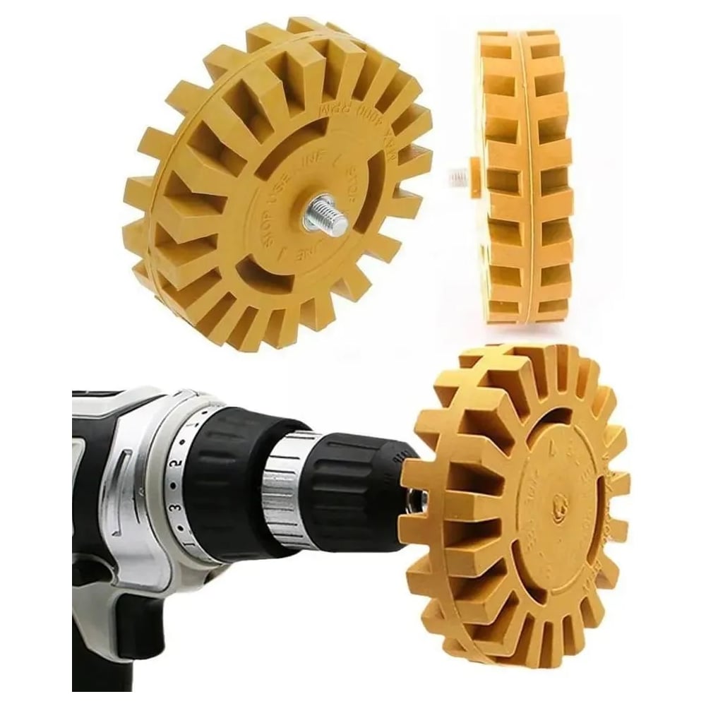 Диск резиновый Vitatools зубчатый 100х25 мм DR-100-25mm - выгодная цена, отзывы, характеристики ...