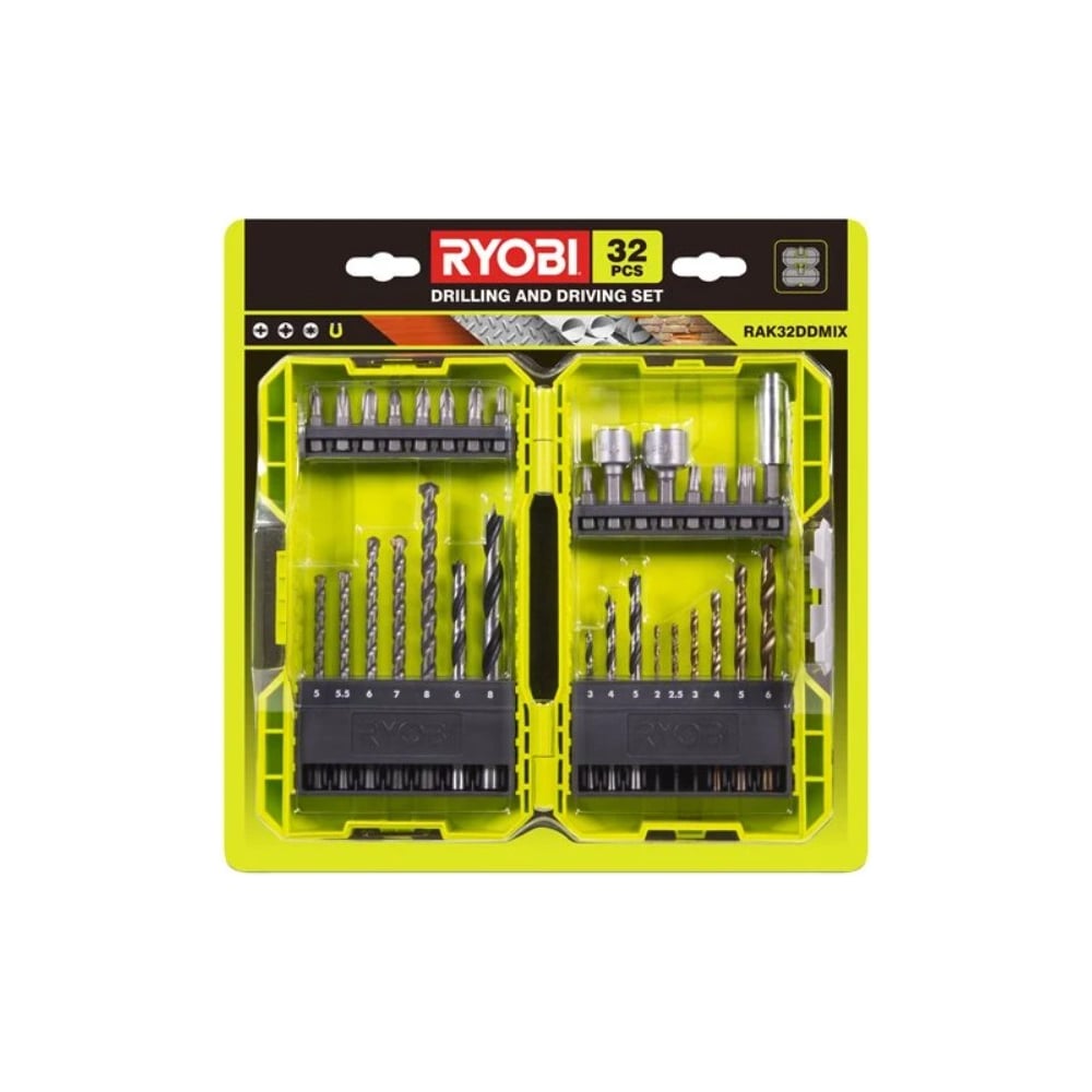 Набор бит и сверл RAK32DDMIX 32 шт Ryobi 5132004425 - выгодная цена ...