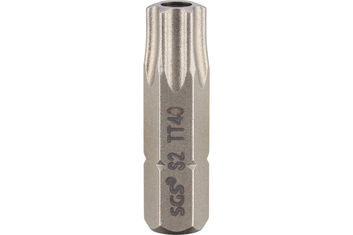 Бита SGS TORX с отверстием T40H, 25мм S2 1шт 6325-TT40 - выгодная цена ...