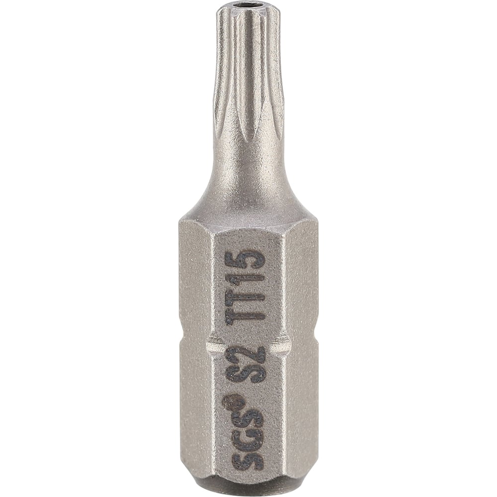 Бита SGS TORX с отверстием T15H, 25мм S2 1шт 6325-TT15 - выгодная цена ...
