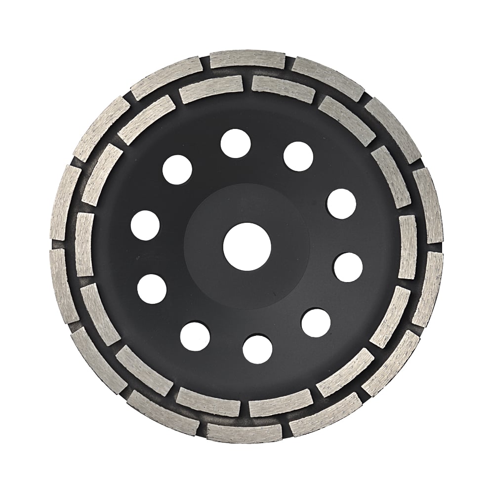 Чашка алмазная зачистная двухрядная (180x22.2 мм) KROTEC 3801024 ...