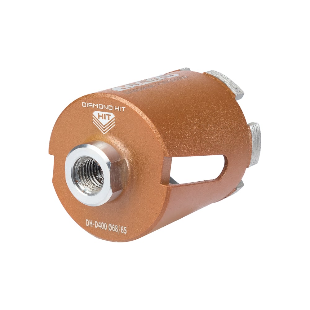 Сверло алмазное для подрозетников DH-D400 (68/65 мм; M16; 6 сегментов ...