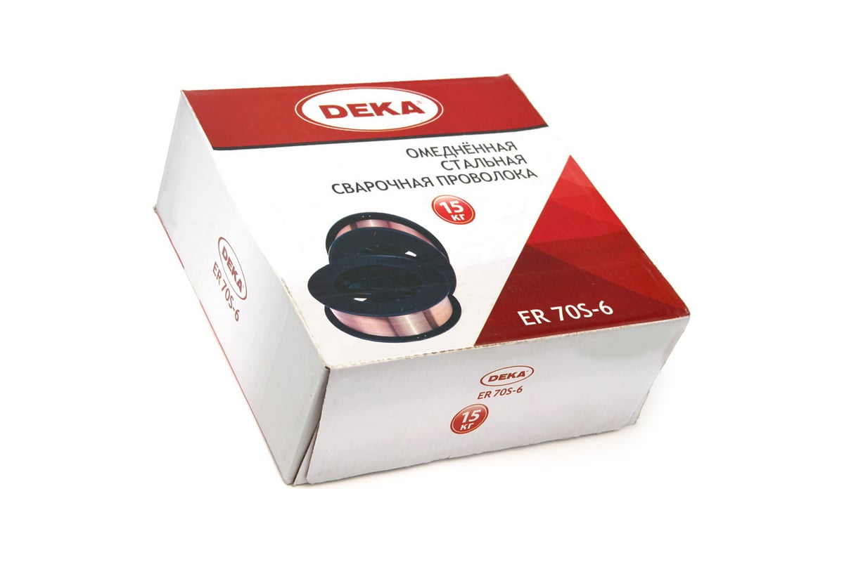 Проволока омедненная ER70S-6 (1 мм; 15 кг) DEKA СТ000001716 - выгодная ...