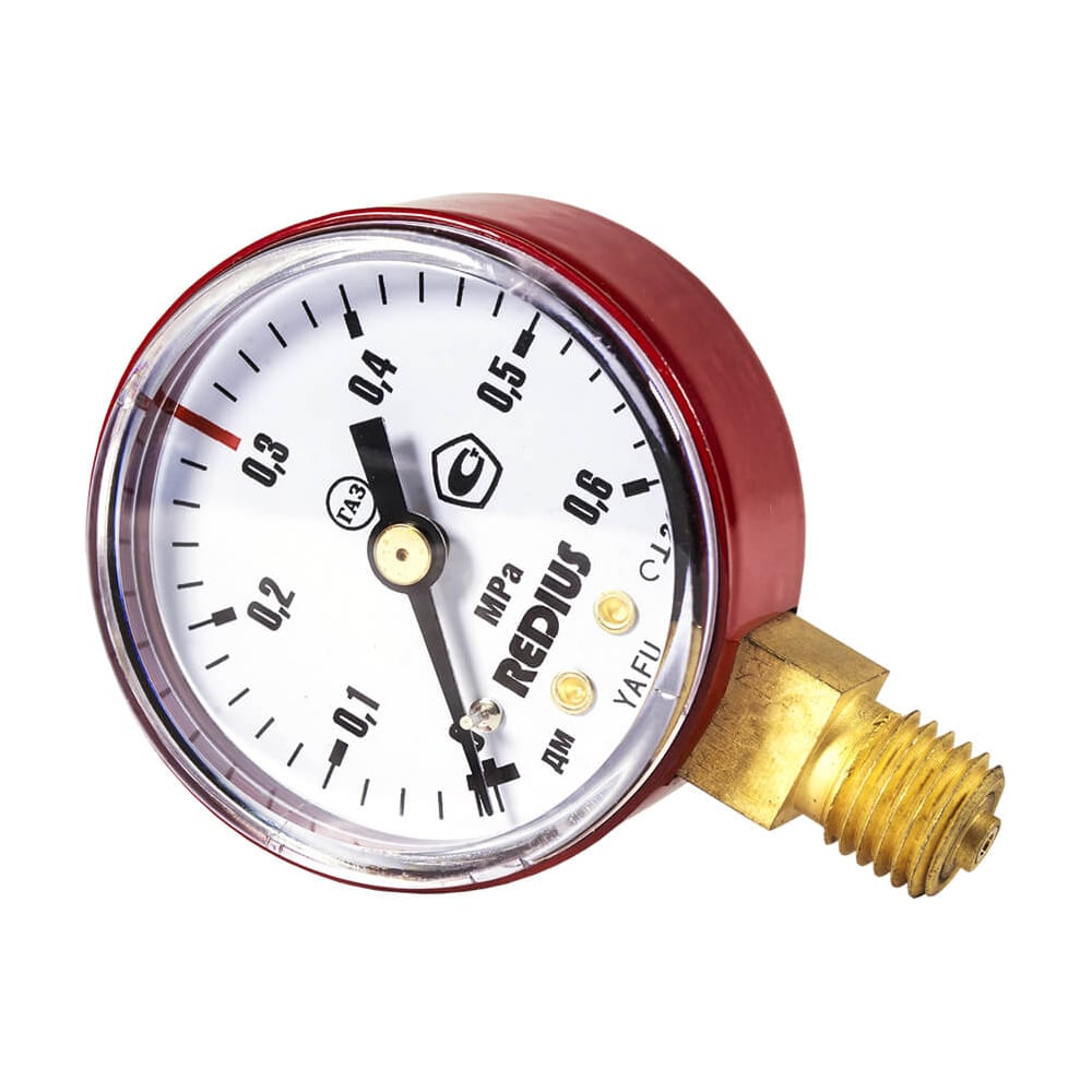 Манометр пропановый Redius 0.6 Мпа 10202 - выгодная цена, отзывы ...