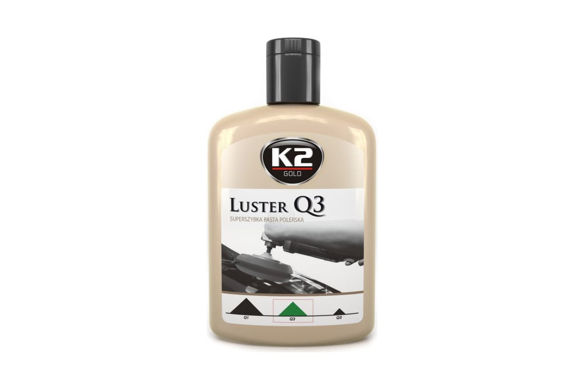 Паста полировочная финишная зеленая GOLD LUSTER Q3 200 мл K2 PRO L3200 ...
