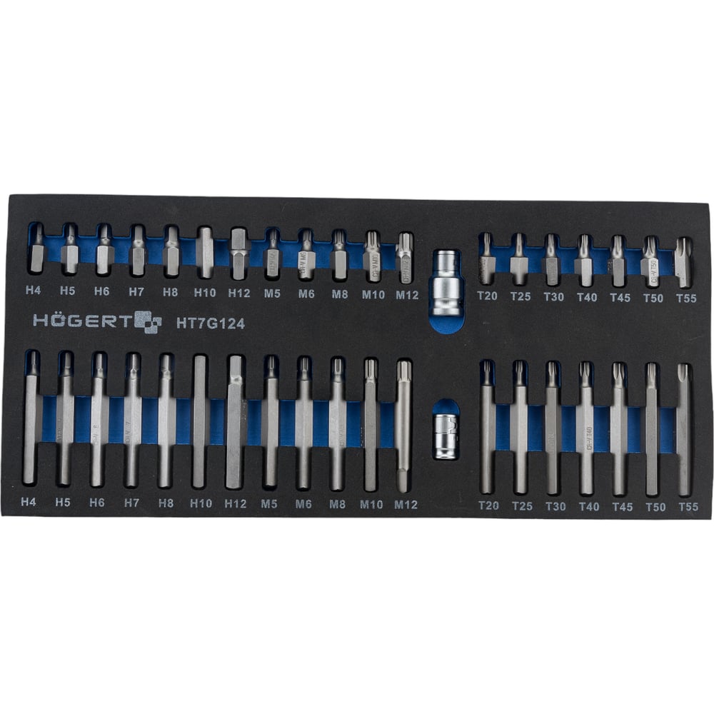 Набор бит EVA 40 шт HOEGERT TECHNIK HT7G124 - выгодная цена, отзывы ...