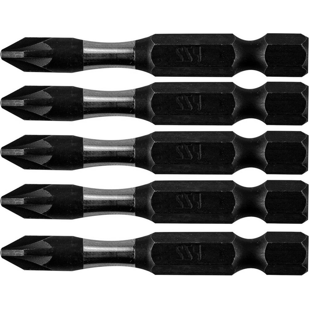 Биты ударные PZ2, 50 мм, 1/4", S2, 5 шт NEO Tools 09-579 - выгодная ...