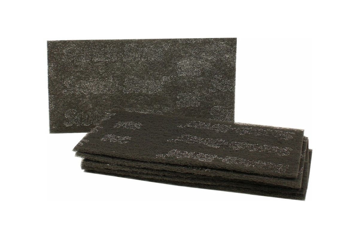 Лист Scotch-Brite MX-HP, S ULF, серый, 114х228 мм, № 64660, 6 шт/уп 3М ...