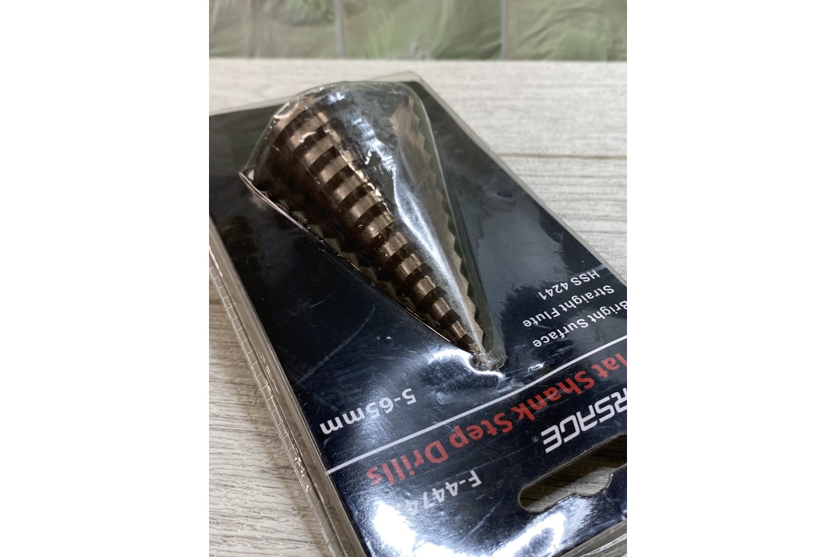 Сверло ступенчатое в блистере HSS 4241 Forsage F-44742A(49824 ...