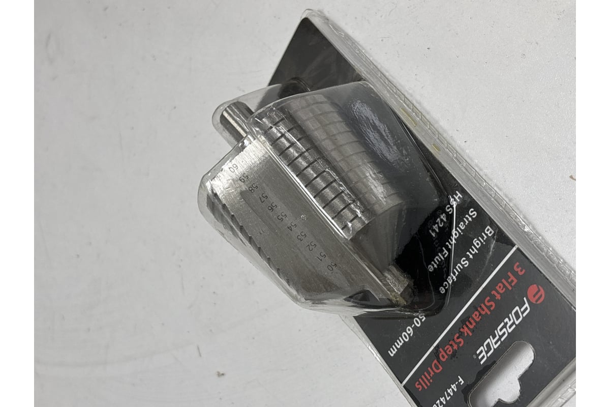 Сверло ступенчатое в блистере (50-60 мм; HSS 4241) Forsage F-44742D ...