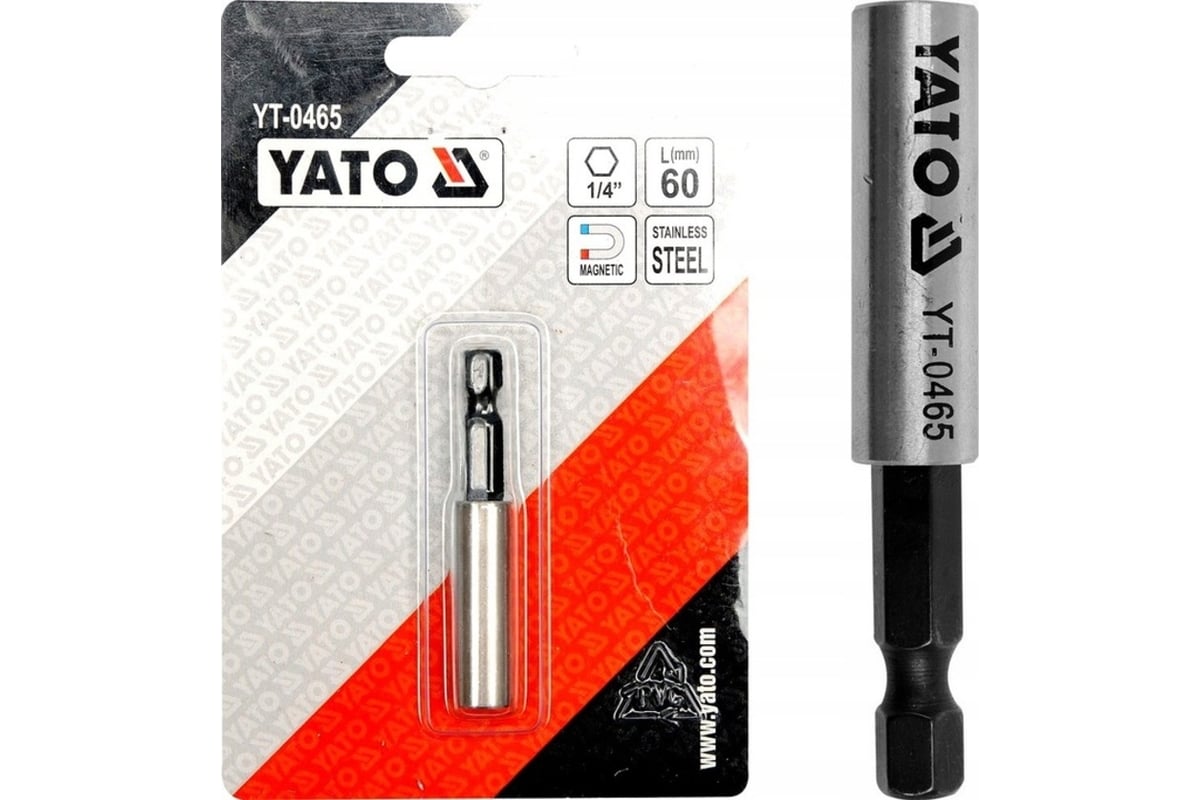 Держатель магнитный (60 мм; 1/4) YATO YT-0465 - выгодная цена, отзывы ...