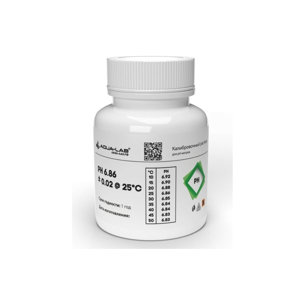 Раствор калибровочный для pH электродов (75 мл; PH-6.86) AQUA-LAB-PH6 ...