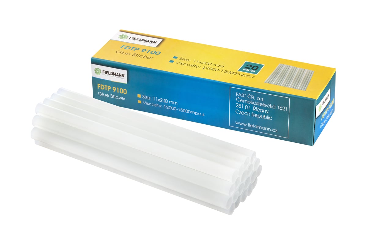 Стержни прозрачные для клеевого пистолета (20 шт; 11x200 мм) Fieldmann ...