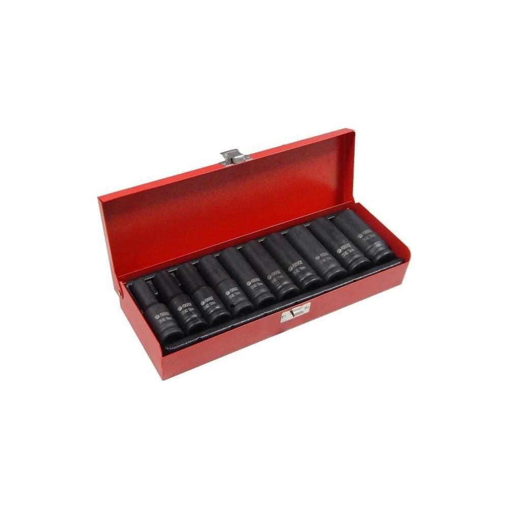 Набор головок ударных глубоких (10 шт; 1/2"; 10/12-15/17/19/21/22/24 мм ...