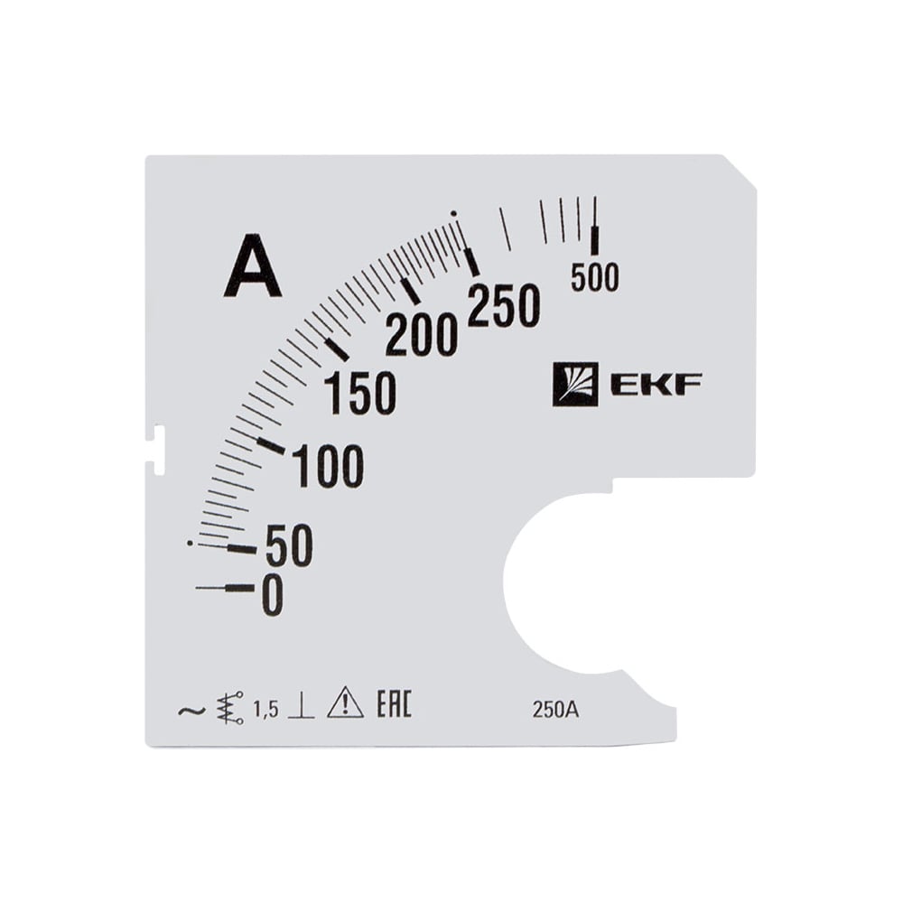 Шкала сменная PROxima 250/5А-1,5 для A961 EKF s-a961-250 - выгодная ...