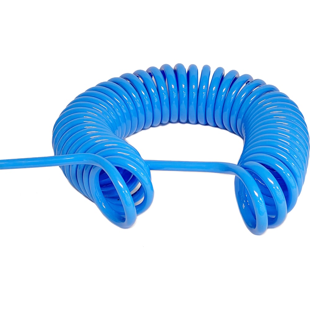 Шланг спиральный (6x4 мм; 5 м) CDC Pneumatics UC 0640-5 BLUE - выгодная ...