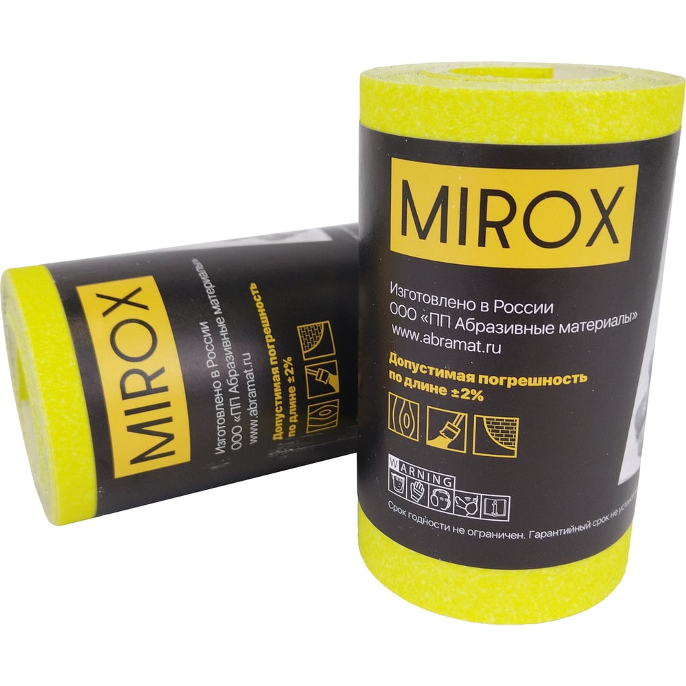 Рулон шлифовальный на бумажной основе MIROX SE 115мм x 5м Р100 (упак ...