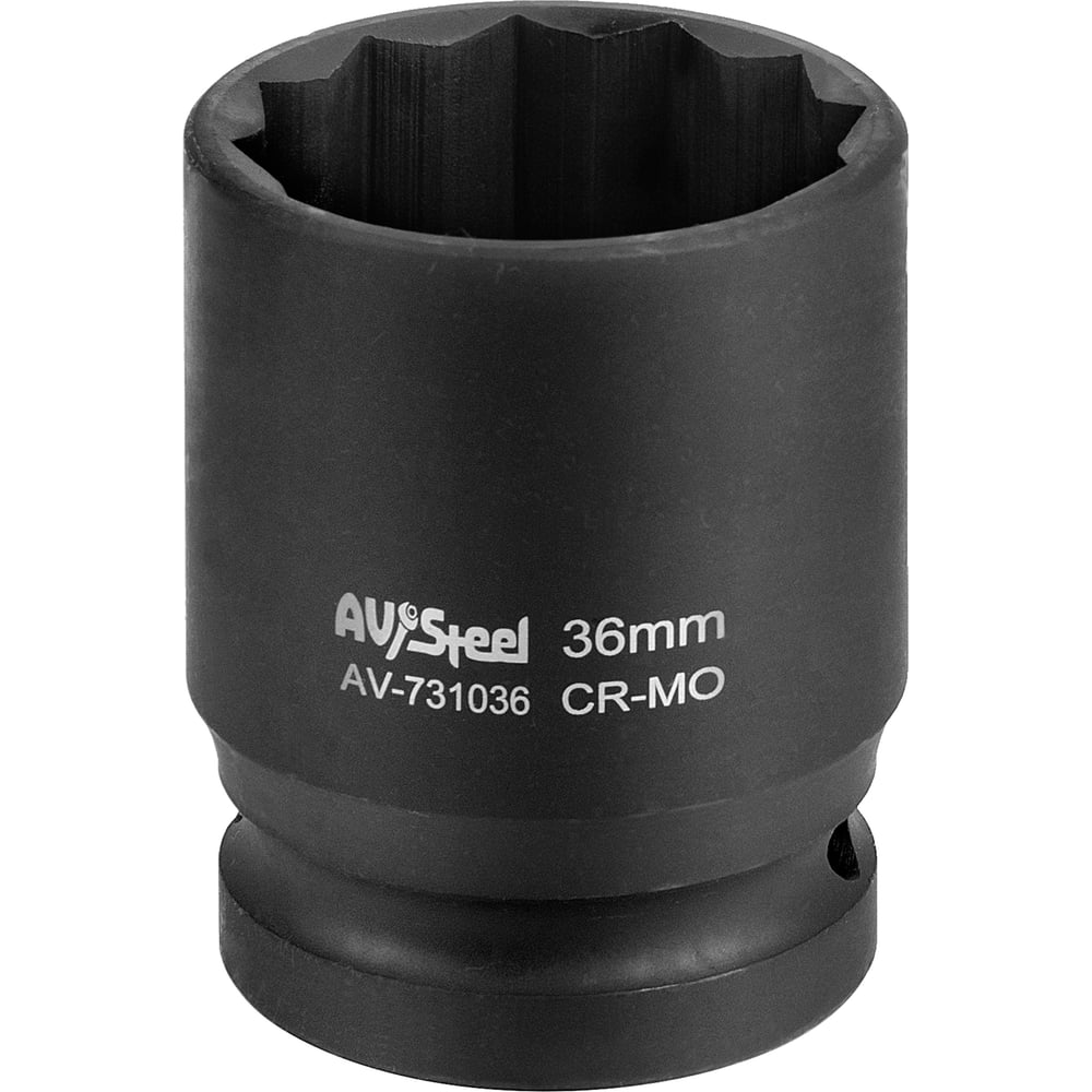 Головка ударная двенадцатигранная (36 мм; 3/4"DR) AV Steel AV-731036 ...