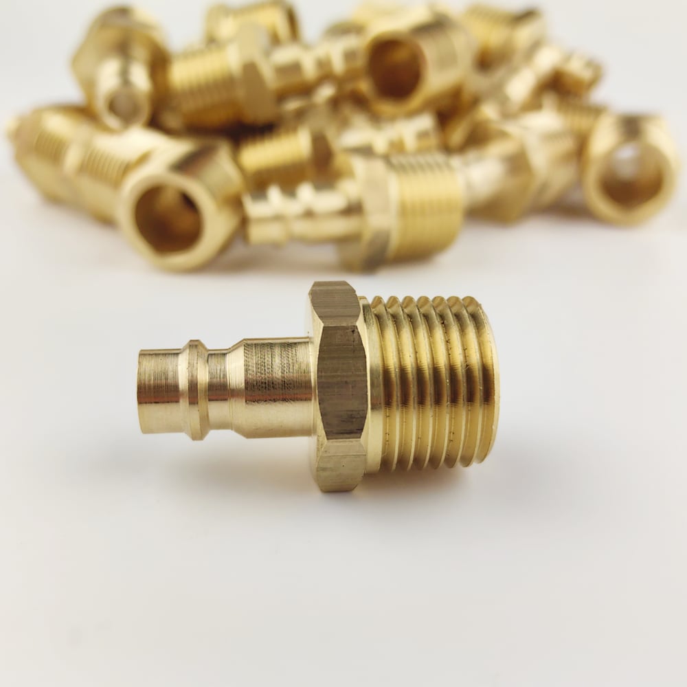 Штуцер быстроразъёмный латунный БРС - 1/2" НР, 100 шт HG 1643753 ...