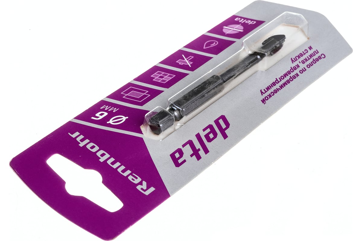 Сверло по керамике Delta 6 мм RENNBOHR 676006 - выгодная цена, отзывы ...