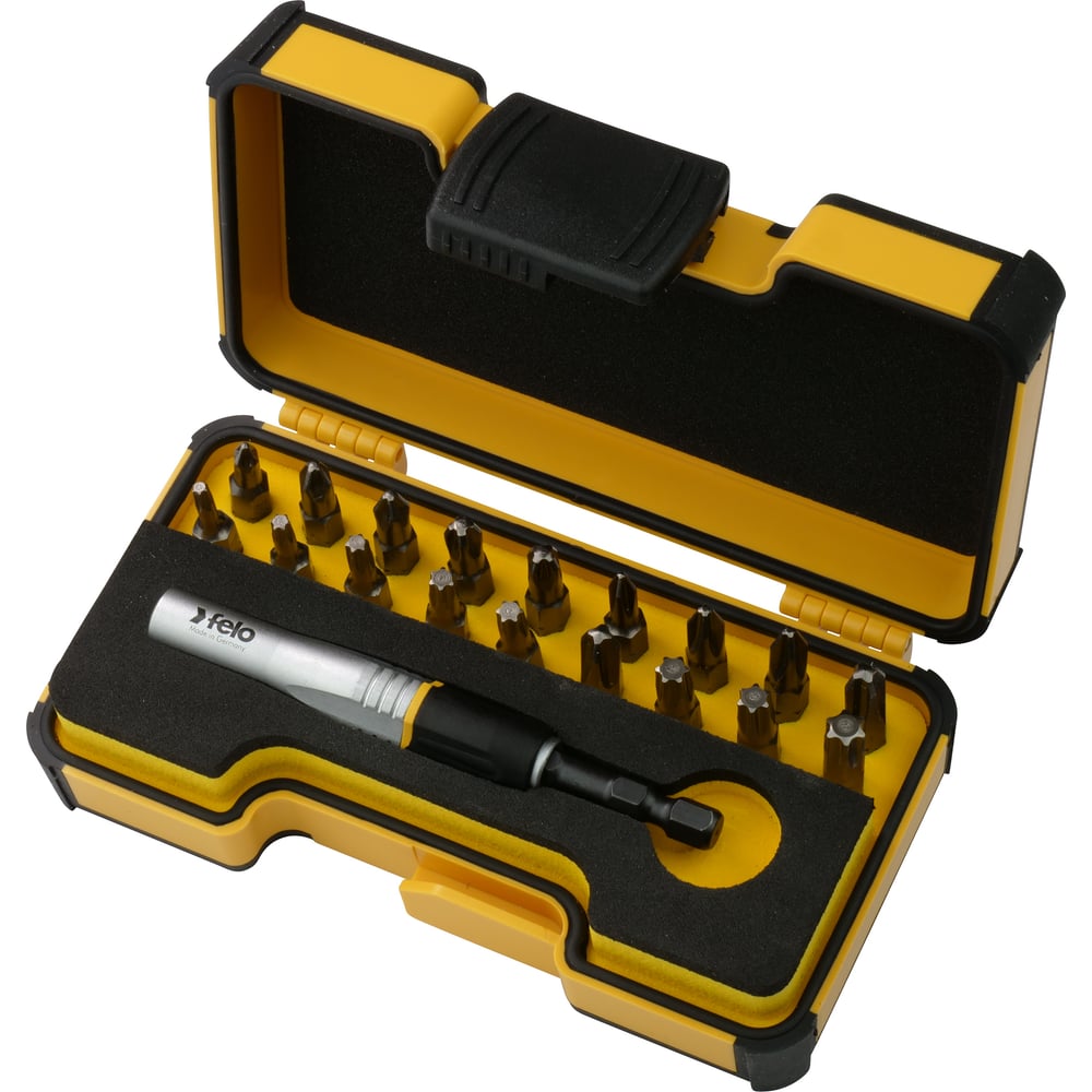 Набор бит ударных Industrial с держателем бит Impact в кейсе 19 ...