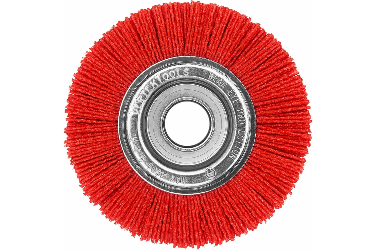 Щетка нейлоновая плоская ДЛЯ УШМ 125 мм vertextools 22400-125 ...