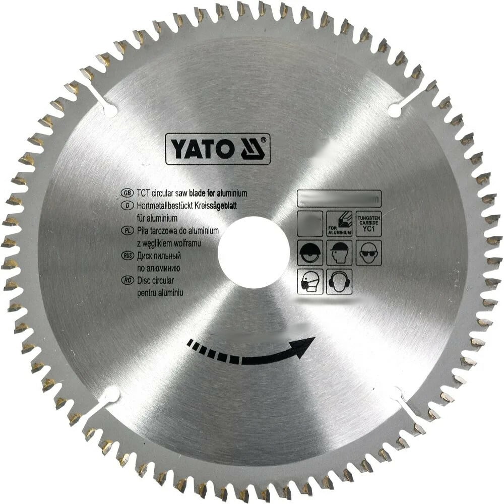 Диск отрезной по алюминию 350x30x3.2x2.5 мм, 100Т YATO YT-6099 ...