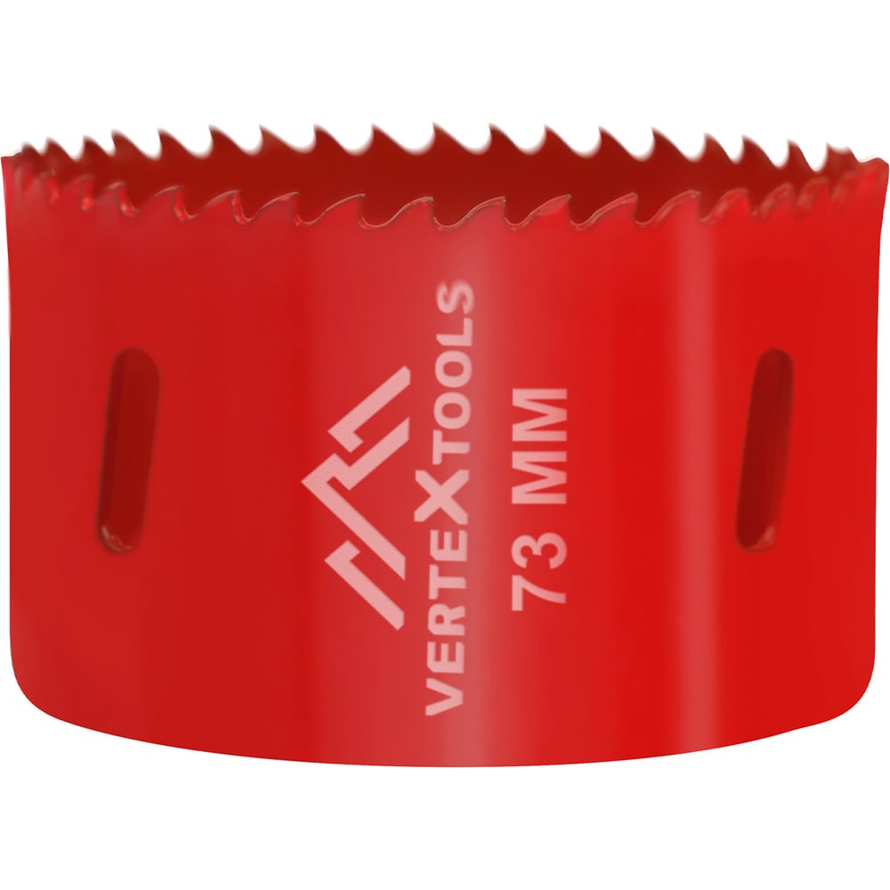 Коронка биметаллическая по металлу 73 мм vertextools 2525-73 - выгодная ...