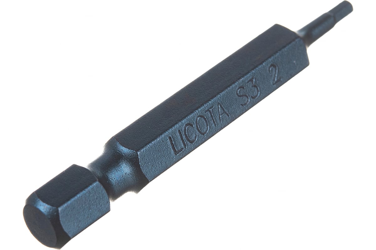 Бита усиленная шестигранная Hex2, 50 мм, 1/4" Licota S3HE105020 ...