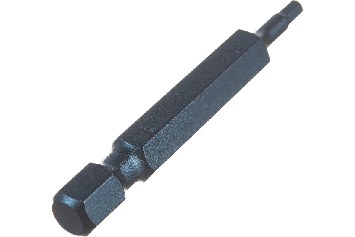 Бита усиленная шестигранная Hex2.5, 50 мм, 1/4" Licota S3HE105025 ...