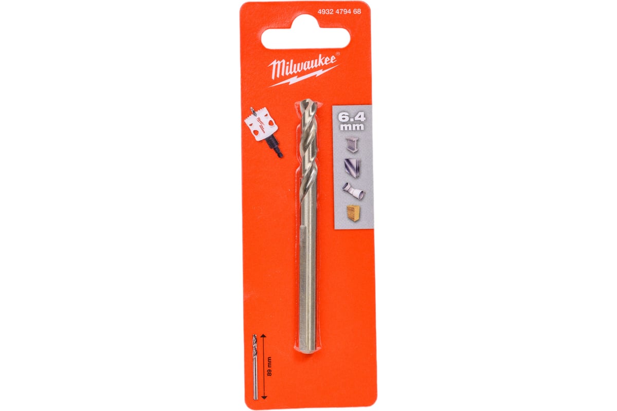 Сверло направляющее 6x89 мм для коронок bi-metal для хвостовика ...