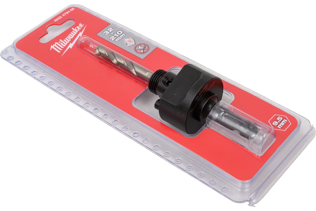 Хвостовик для коронок 32-210 мм (5/8"x18; хвостовик Hex 9.5 мм ...