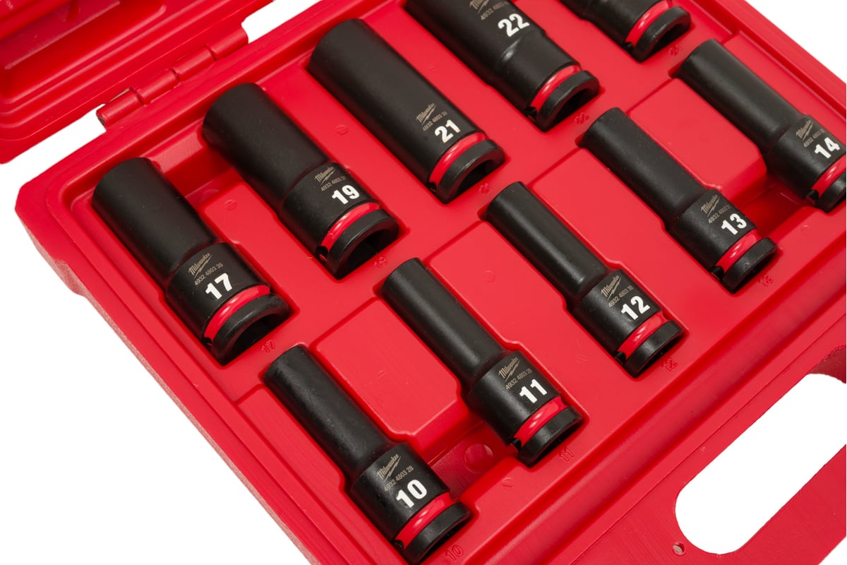 Набор головок ShW удлиненных (10 шт; 1/2") Milwaukee 4932480457 ...