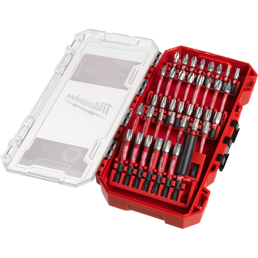 Набор бит SHOCKWAVE 38 предметов Milwaukee 4932492009 - выгодная цена ...