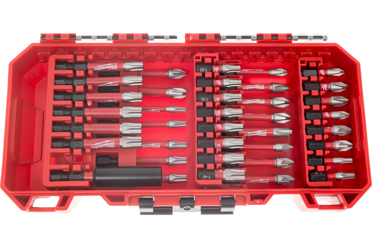 Набор бит SHOCKWAVE 38 предметов Milwaukee 4932492009 - выгодная цена ...