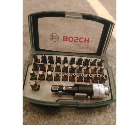 Набор бит COLORED 32 предмета Bosch 2607017063 - выгодная цена, отзывы ...