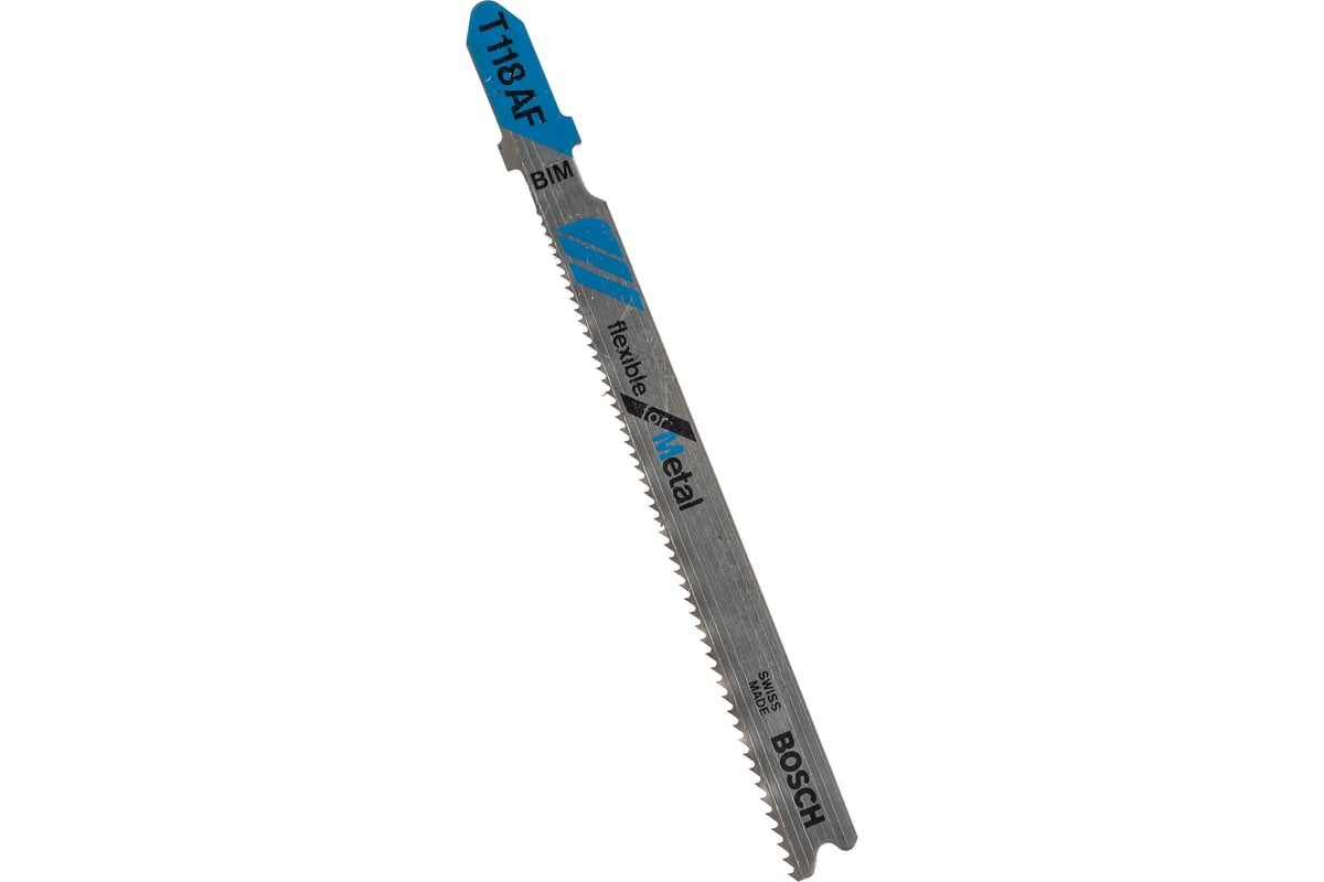 Пилки T118AF для лобзика 3 шт. (67 мм; хвостовик с 1 упором; BIM) BOSCH ...