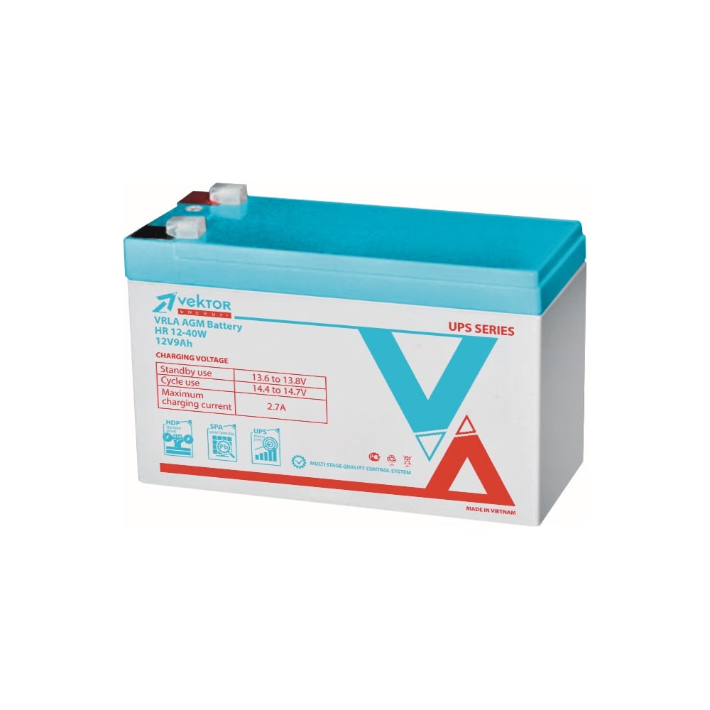 Аккумуляторная батарея HR 12-40W Vektor Energy 93304 - выгодная цена ...