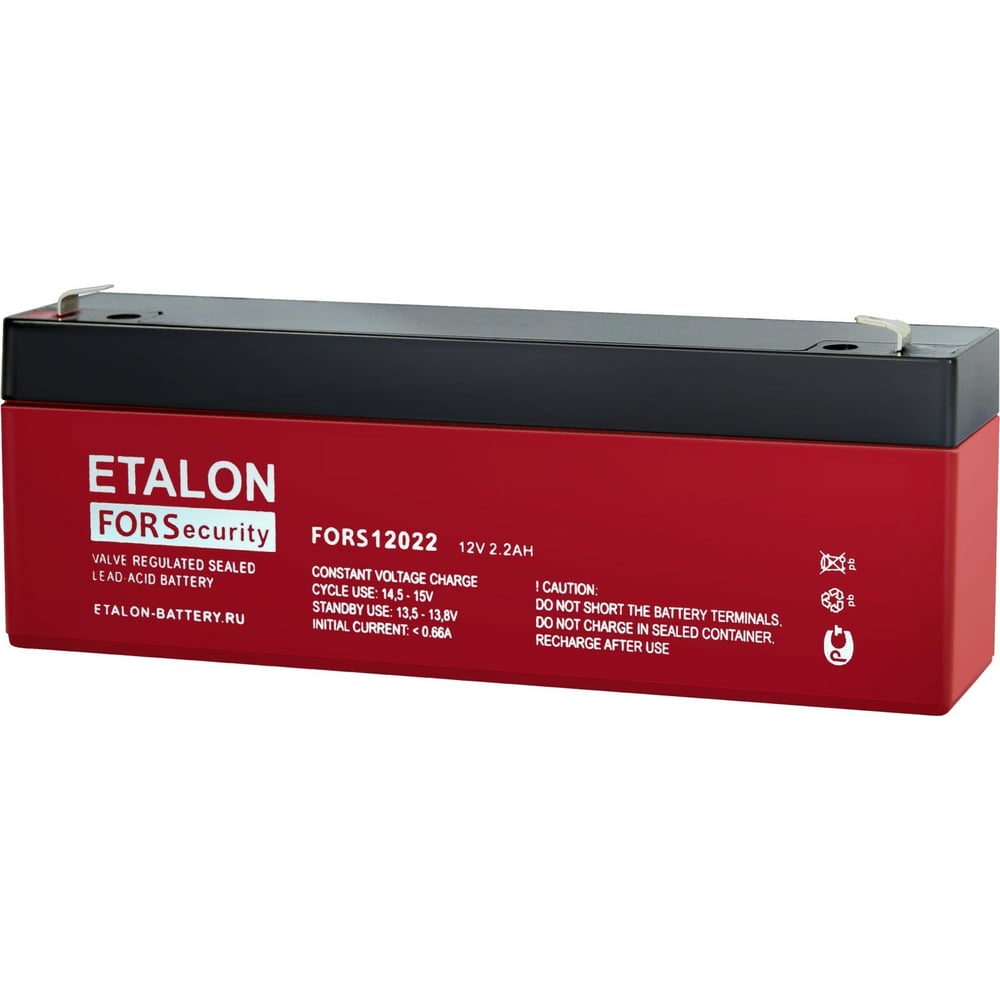 Аккумулятор премиум ETALON FORS 12022 (12 В, 2.2 Ач) Etalon Battery 00 ...