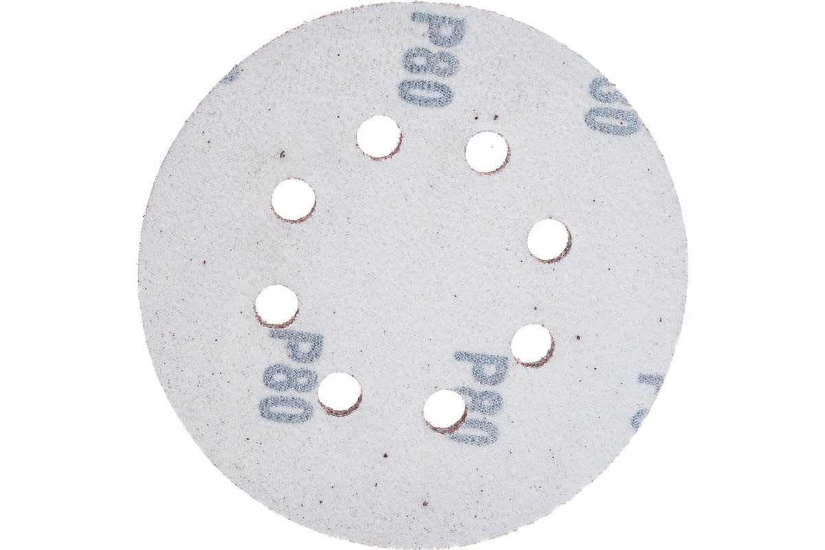 Шлифлист липучка по дереву и металлу 5 шт. 125 мм К80 Энкор 20203 ...