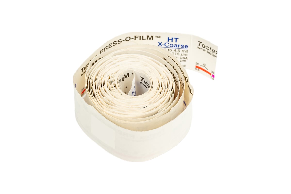Лента Testex Press-O-Film X-Coarse 38-115 мкм Defelsko RTXC - выгодная ...