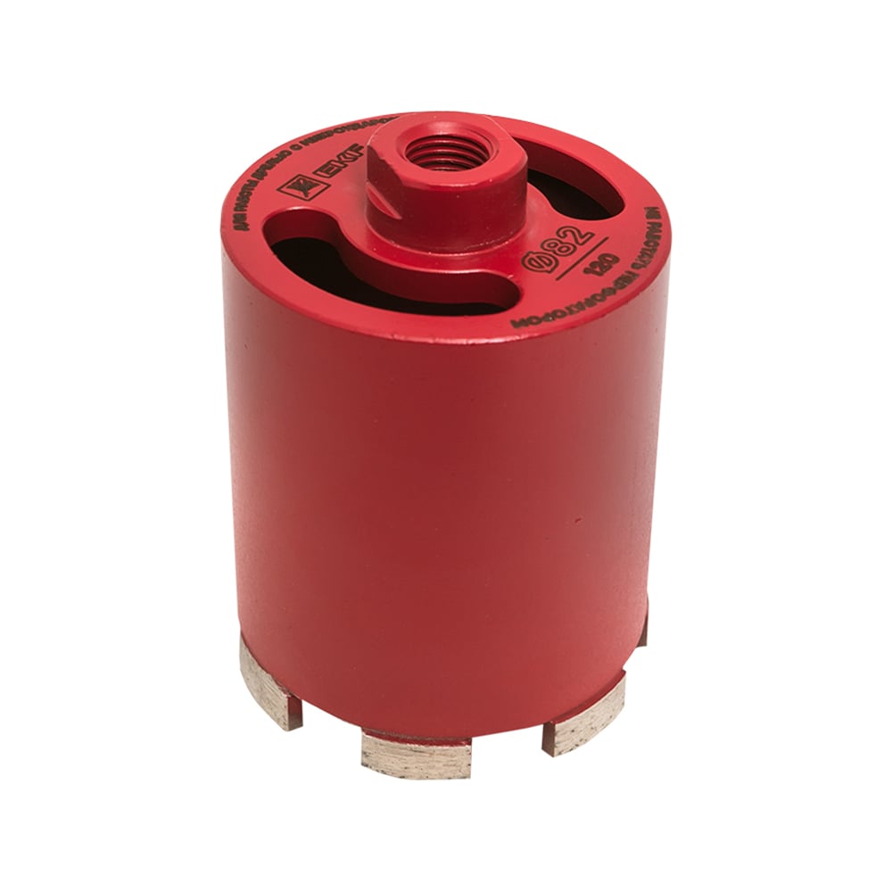 Коронка алмазная DCH-82/120MHS (82х120 мм; M16) EKF dch-82-120-mhs-m16 ...