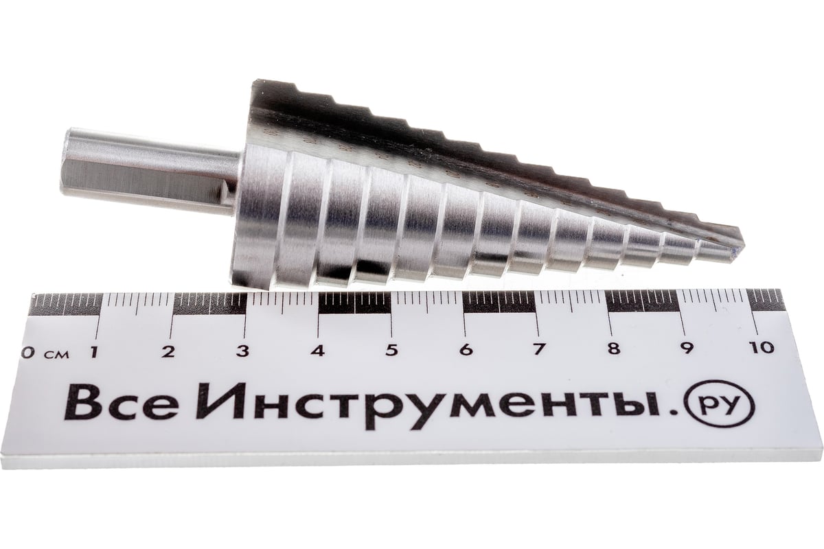 Сверло ступенчатое (6-30 мм; 13 ступеней; HSS) по металлу FIT IT 36398 ...